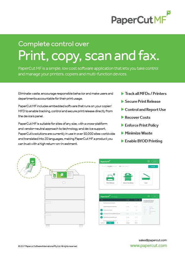 Sharp Papercut MF - Atlas Star